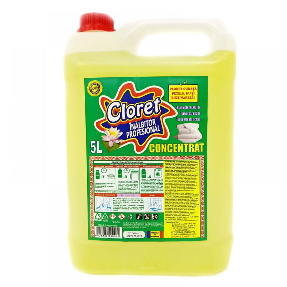 Clor profesional Cloret 5 L
