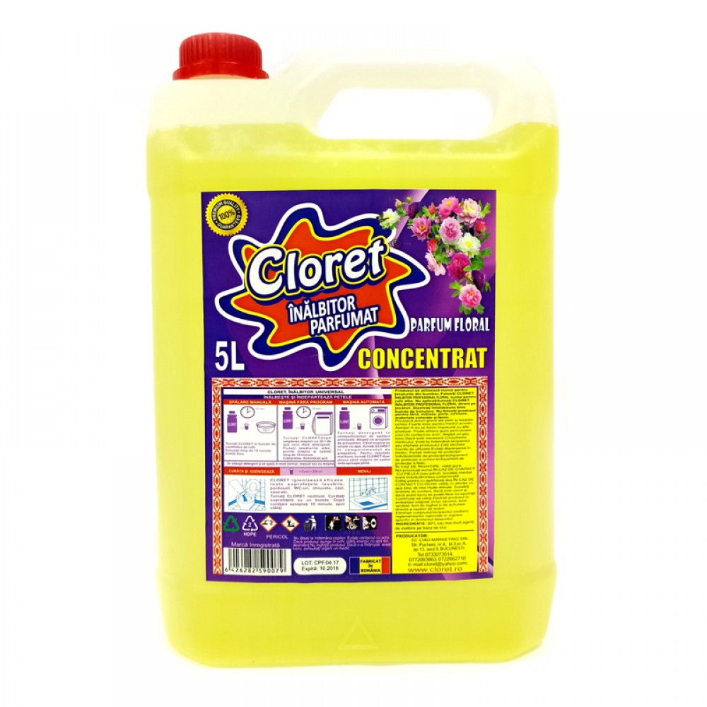 Clor profesional floral Cloret 5 L